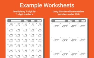 Math Speed Drills Workbook for 3rd Graders