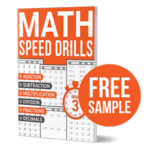 Math Speed Drills Workbook for 3rd Graders