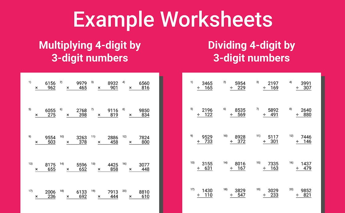 Summer Math Workbook for Future 6th Graders