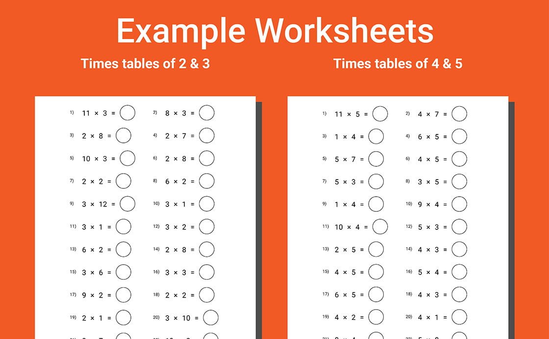 Times Tables Workbook for 3rd Graders (Kids Ages 8-9)